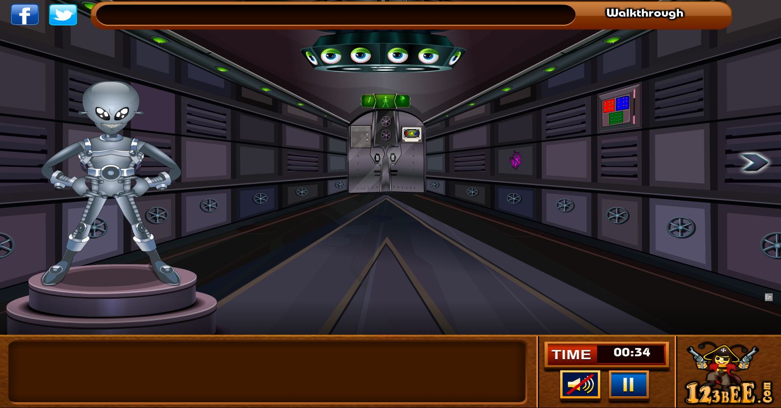 Игра Escape from the Aliens – Онлайн